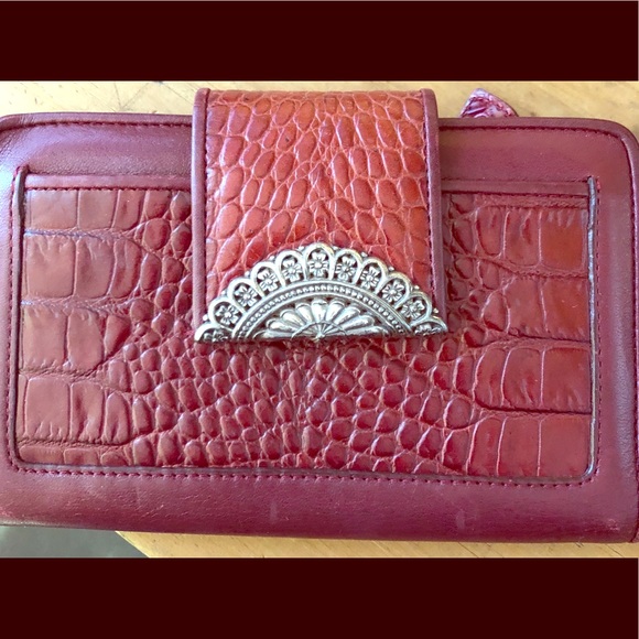 Brighton | Accessories | Brighton Cherry Red Wallet 0 Leather | Poshmark